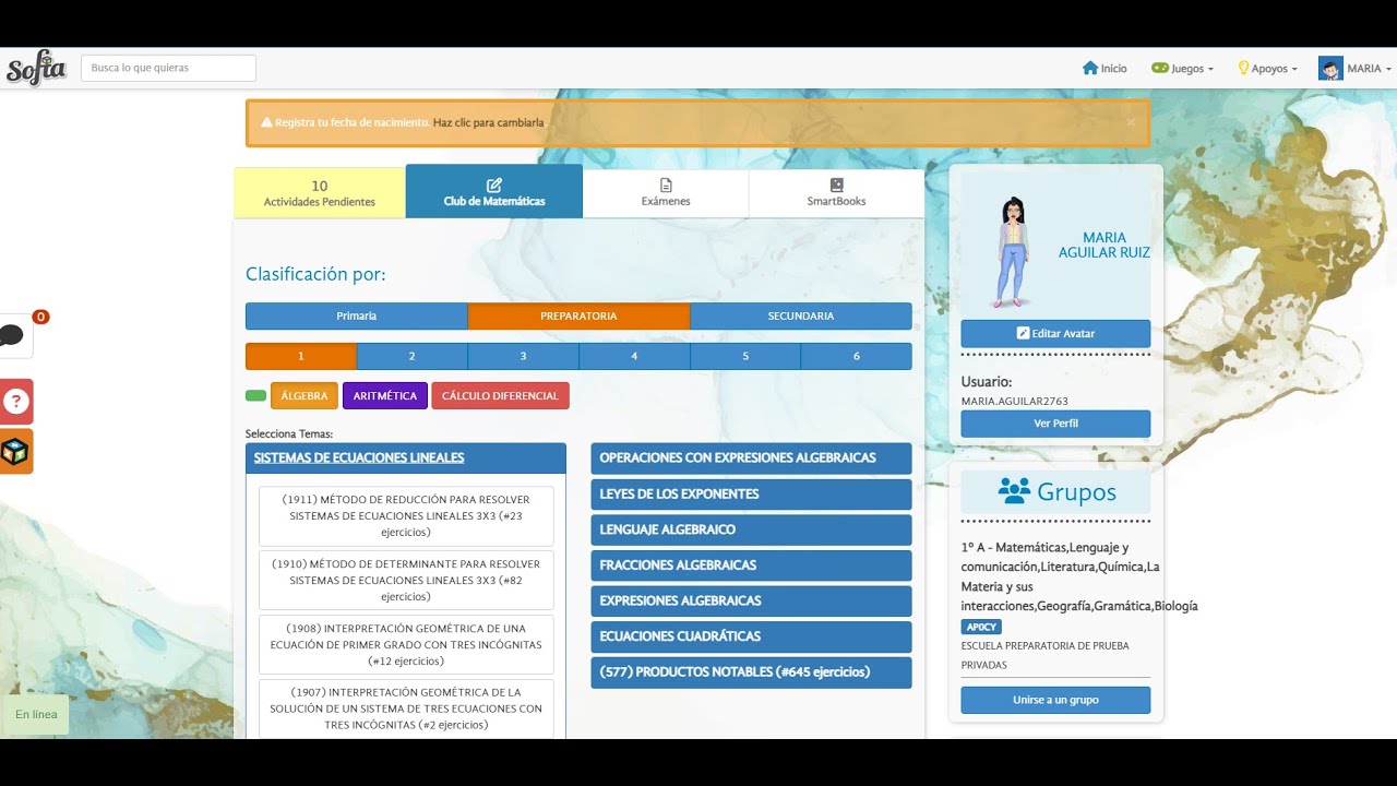 2.0 SB. ALUMNO - SECUNDARIA/PREPARATORIA: USO DE LA PLATAFORMA SOFIA XT EN CASA - YouTube