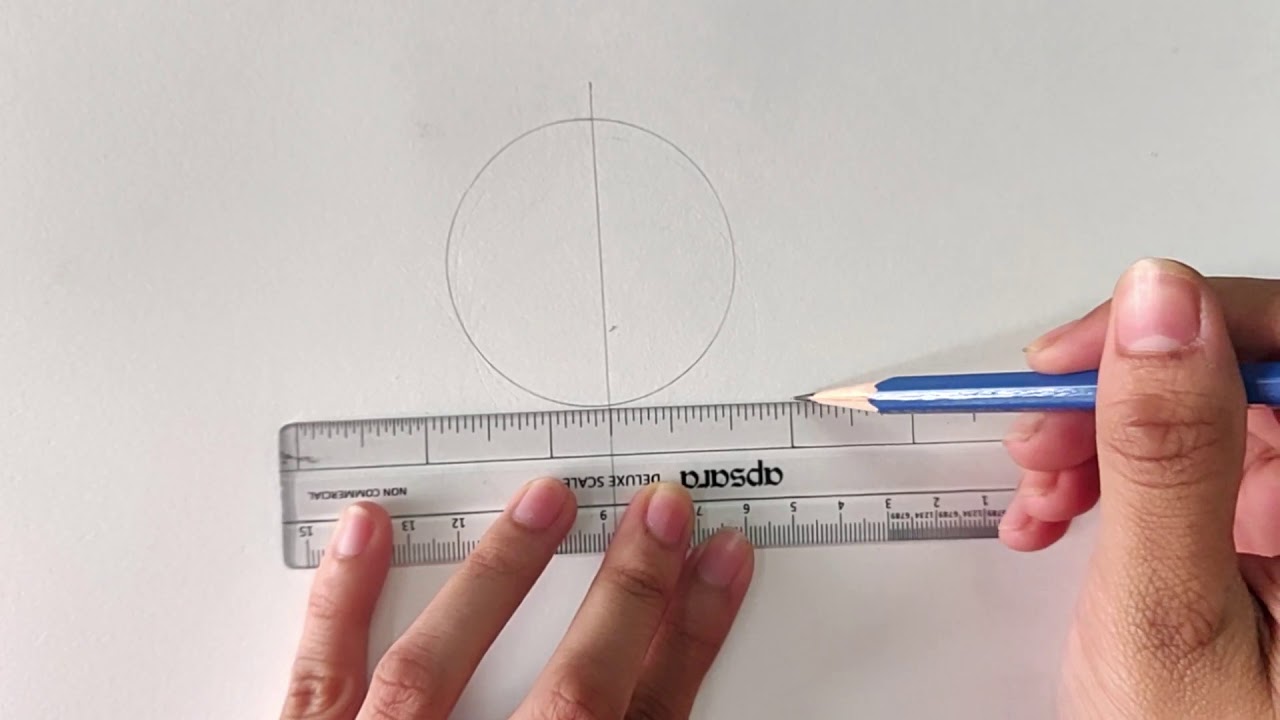 #1 Tips to sketch face outline - YouTube