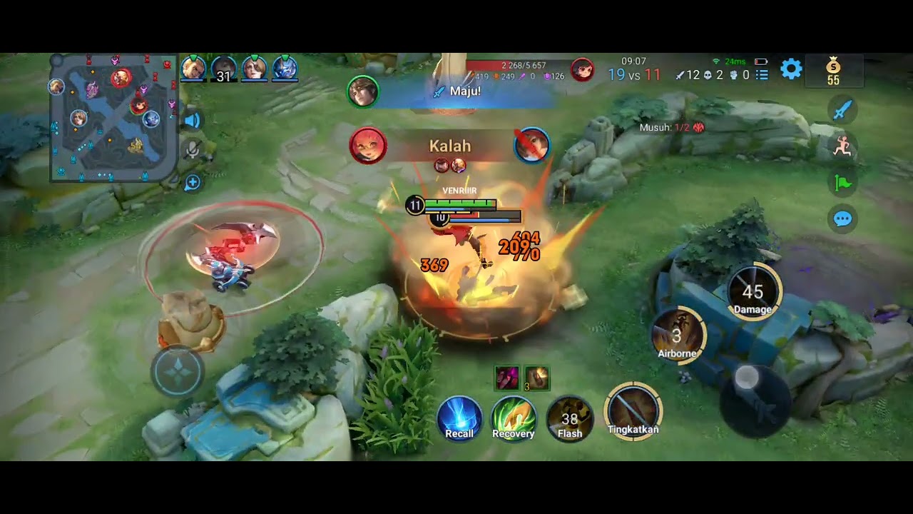 ALESIO GAMEPLAY | MINUS MAP HOK #HOK #honorofkings #Alesio # ...