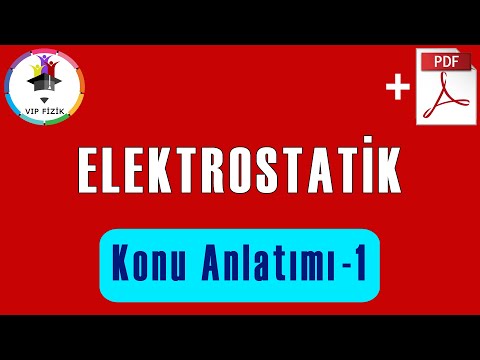 Elektrostatik Konu Anlatımı -1 | PDF | TYT Fizik