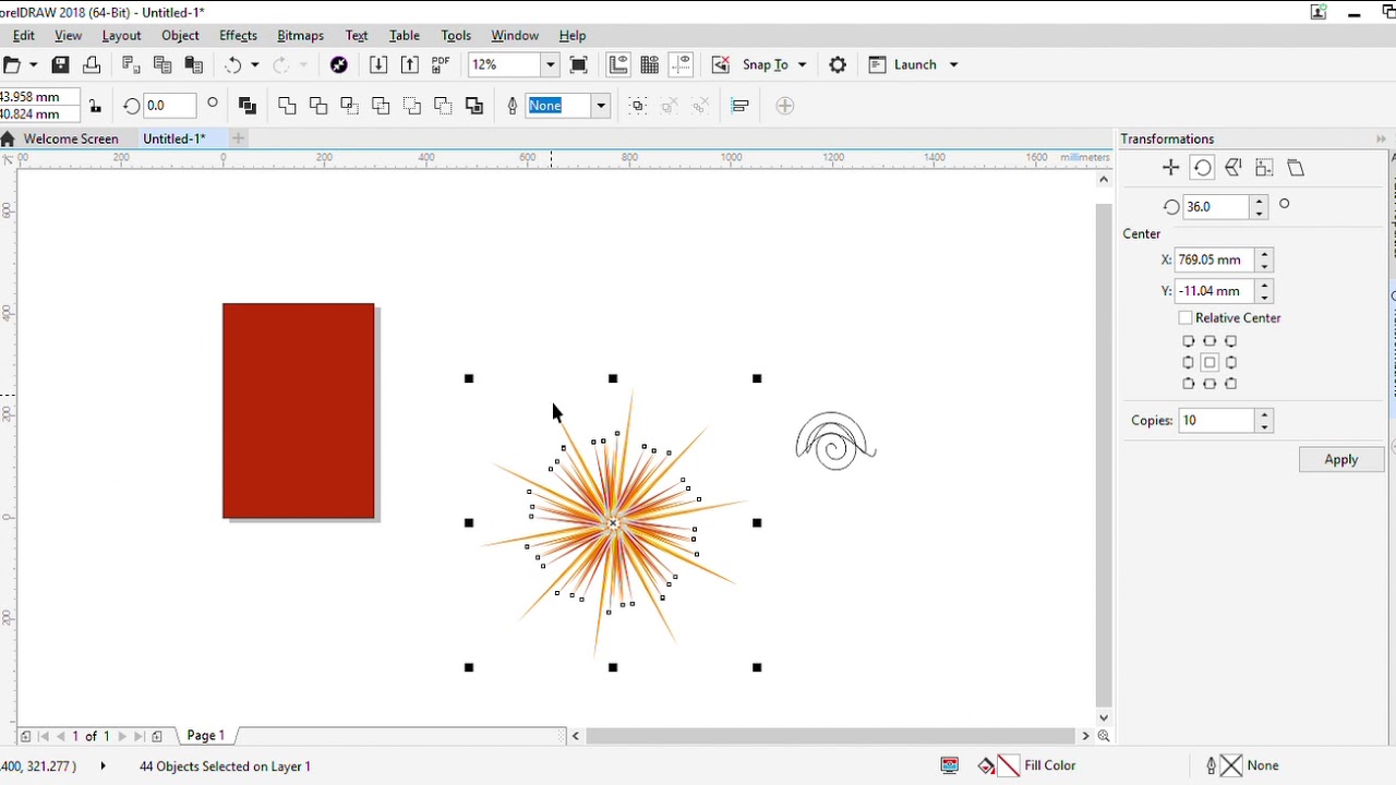 Learn CorelDraw : Lesson 3 - Create an amazing design in 5 steps ...