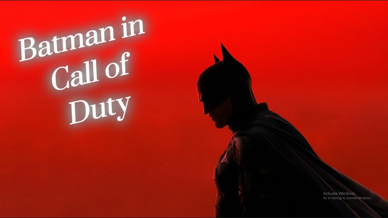 Batman in cod - YouTube