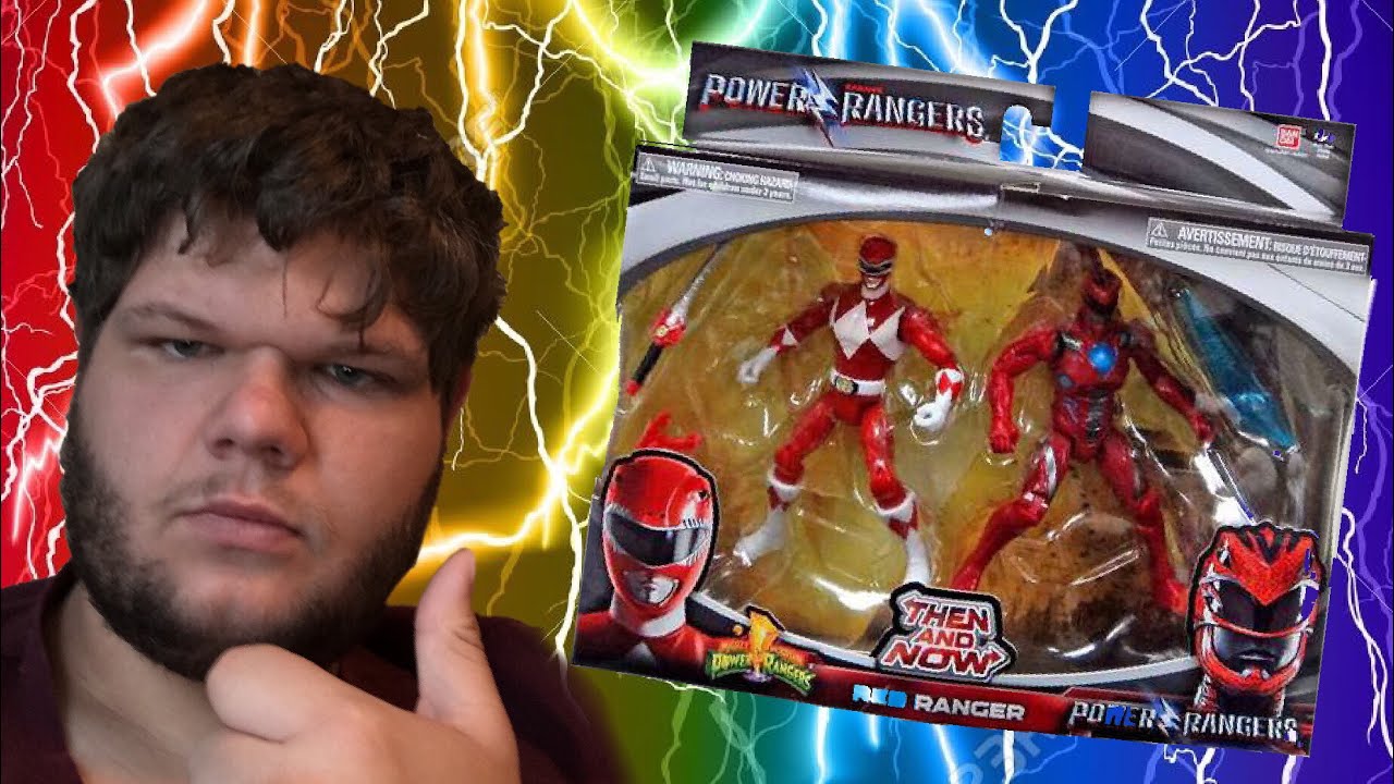 Power Rangers Then And Now Red Ranger Review - YouTube