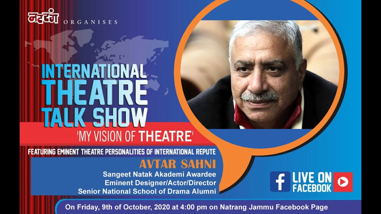 SNA Awardee Eminent Designer/Director /Actor, Senior Alumni NSD Mr ...