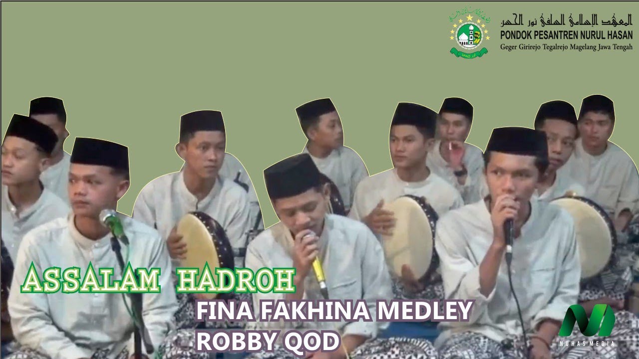 Fina Fakhina medley Robby qod || Assalam Hadroh PP Nurul Hasan - YouTube