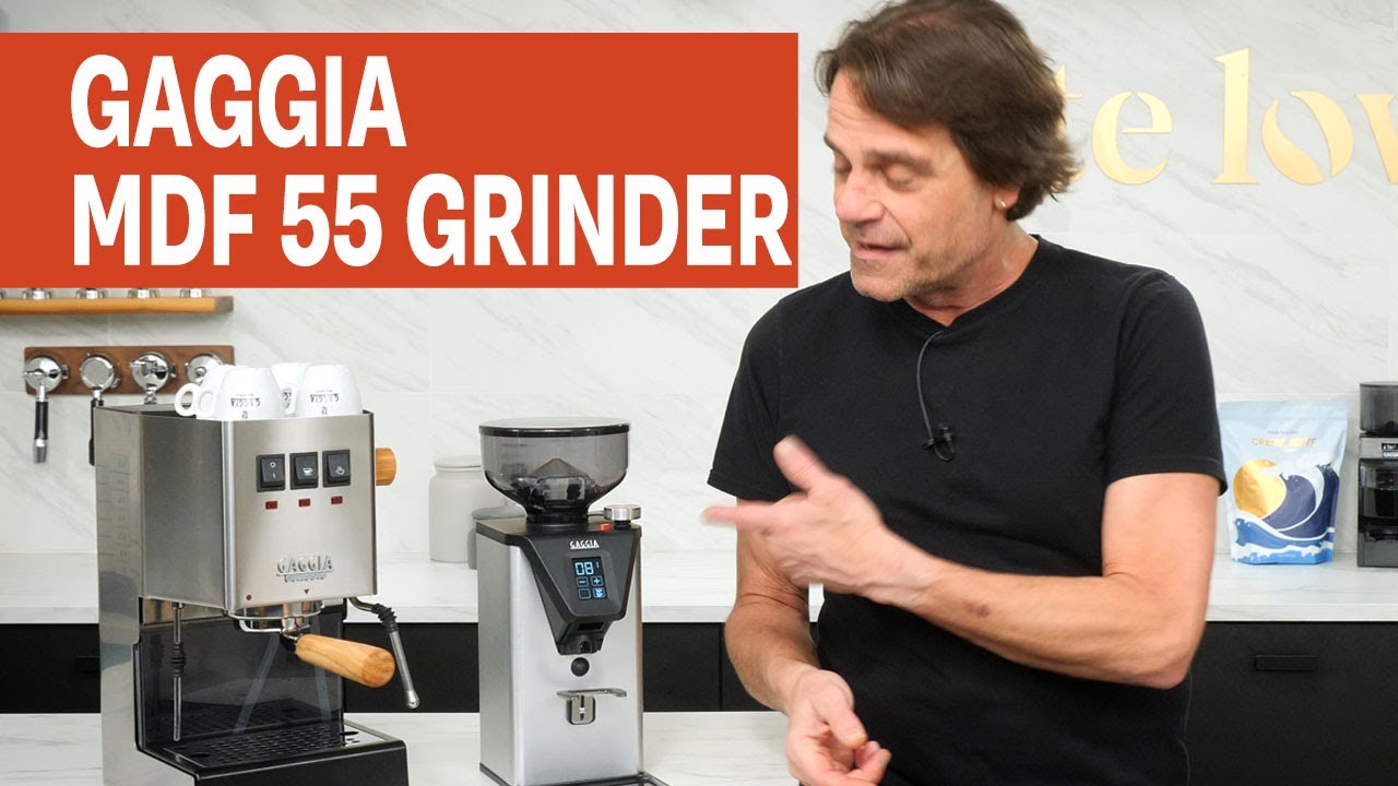 Gaggia MDF 55 Espresso Grinder Review - YouTube