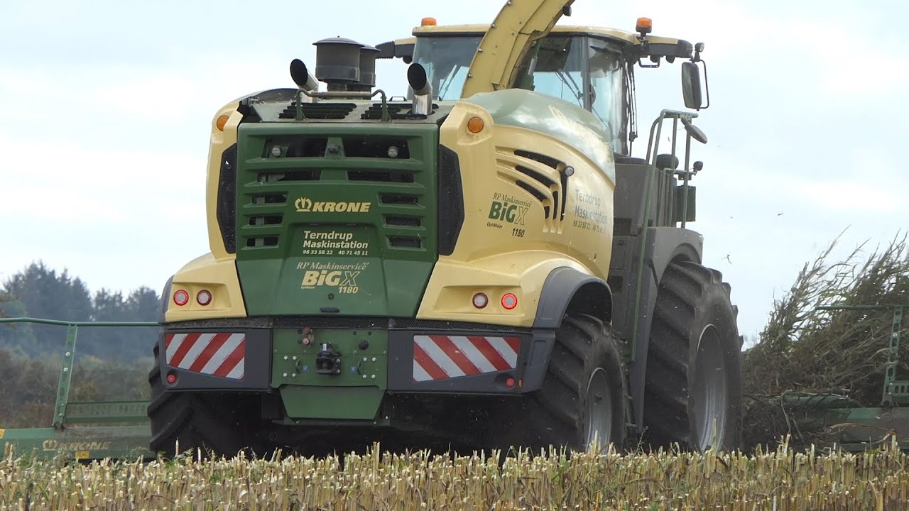 Krone Big X 1180 w/ 14 row corn header | XXL Mais Hakselen ...