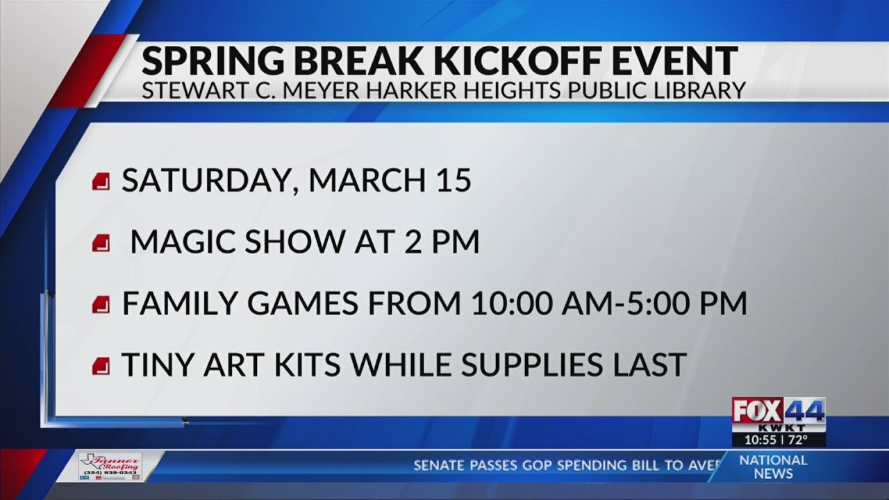 Spring Break events in Bell County - YouTube