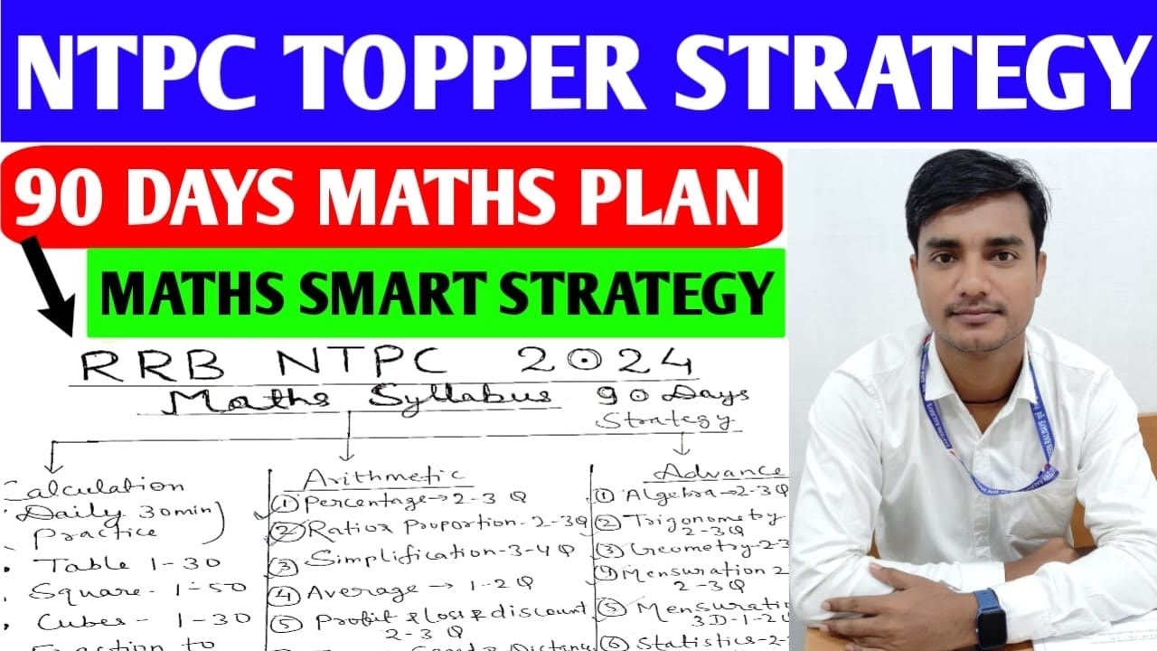 NTPC Topper Strategy | RRB NTPC Strategy 2024 | NTPC Preparation ...