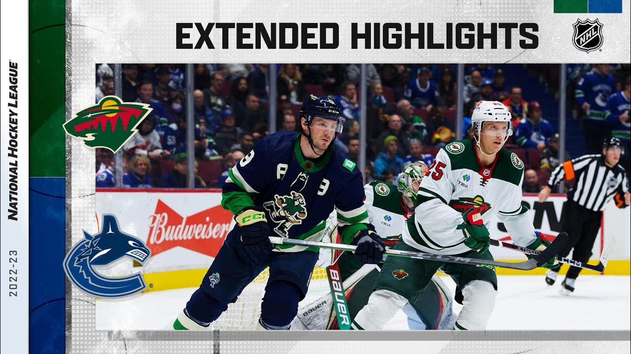 Minnesota Wild vs. Vancouver Canucks Dec 10, 2022 HIGHLIGHTS - YouTube