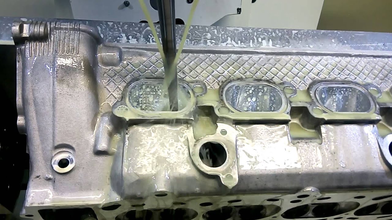 Veicomer make Dimpling Porting in BMW S54B32 Cylinder head With Rottler ...