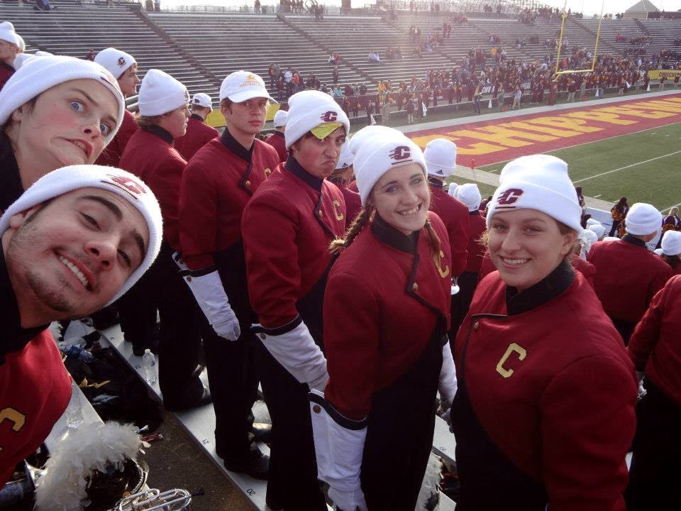 CMU Marching Band ..."CMU Band Having Fun In The Bleachers" 10/20/2012 ...