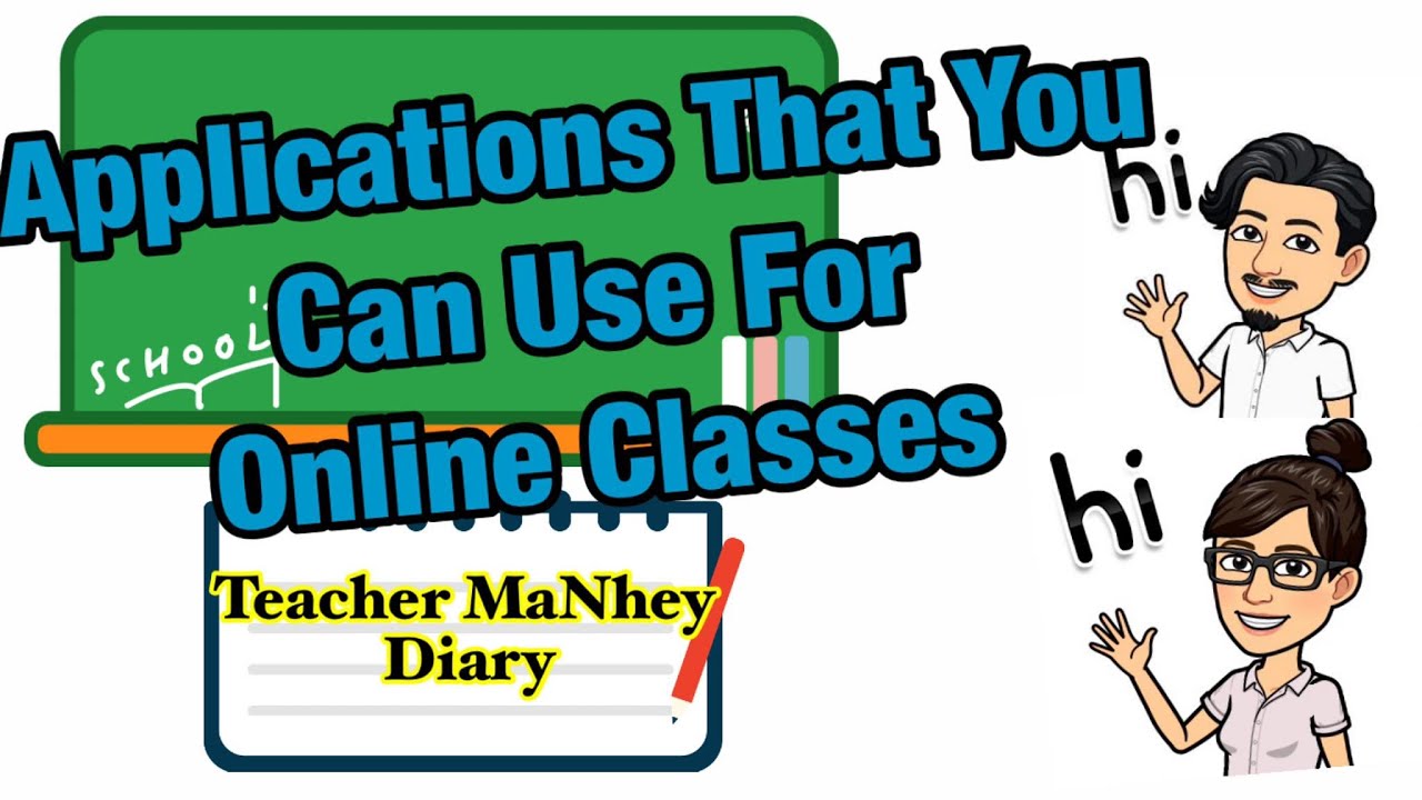 Applications You Can Use for Online Classes - YouTube