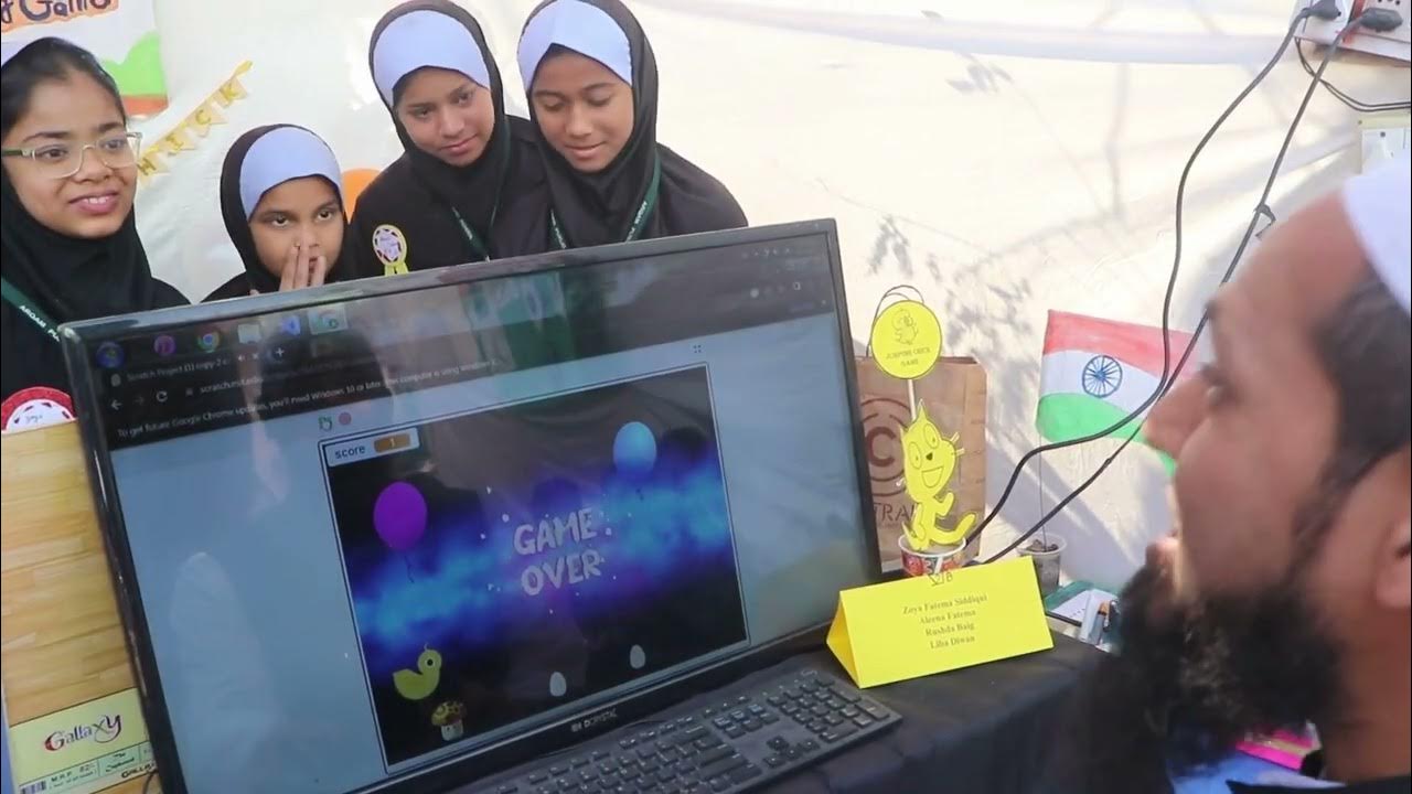 Jumping Chick Game | Cyber Square Digital Fest 2022-23: Coding, AI, Robotics & IoT - YouTube