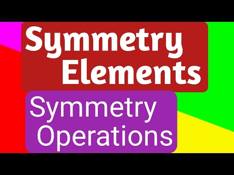 Symmetry Elements & Symmetry Operations # Group Theory Part-2 - YouTube