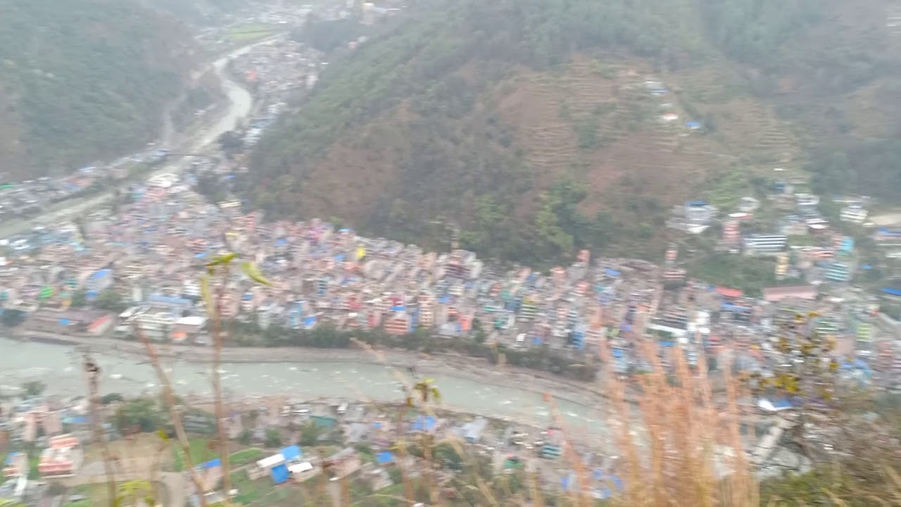 Myagdi beni bazaar view - YouTube