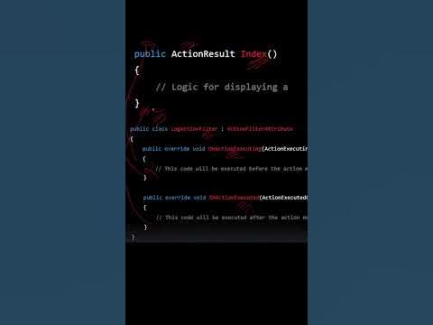 What are Action filters in MVC ? - YouTube