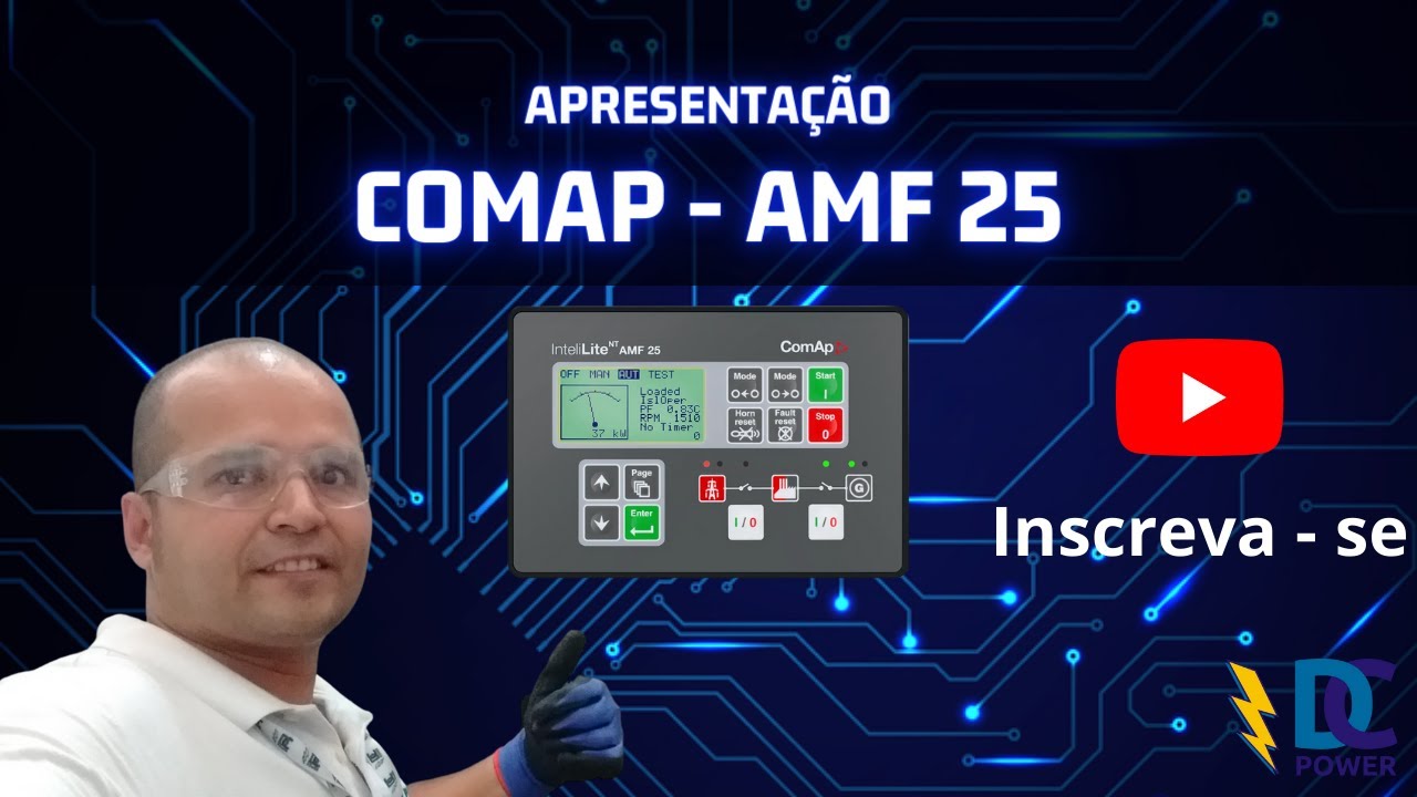 Apresentação do módulo Comap AMF 25 - YouTube