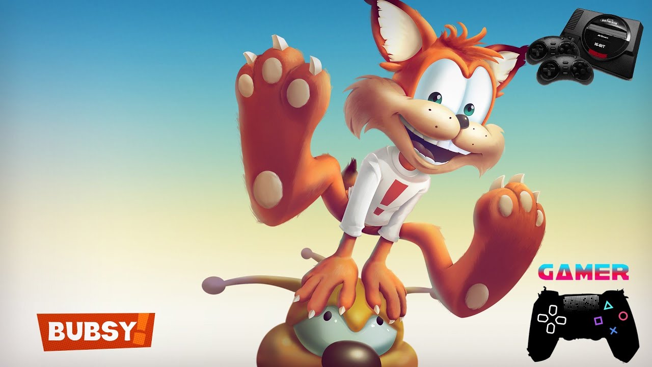 Bubsy (1993) SEGA GENESIS GAMEPLAY - YouTube