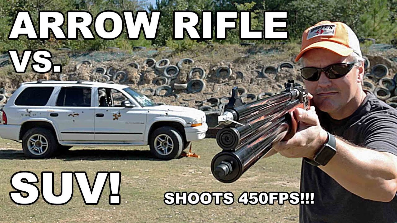 .50-Cal Arrow Rifle vs. SUV! - YouTube