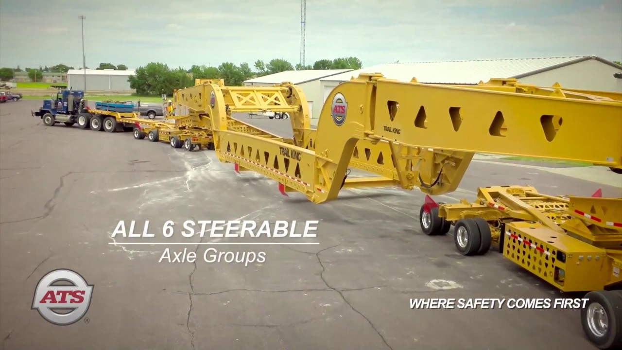 Anderson Trucking Service (ATS) Dual Lane Trailer - YouTube