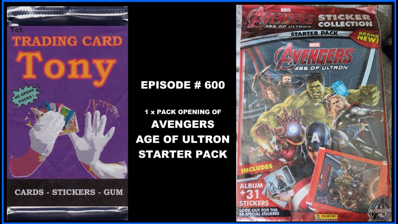 Trading Card Tony #600 - Avengers Age of Ultron Starter Pack - Pack ...