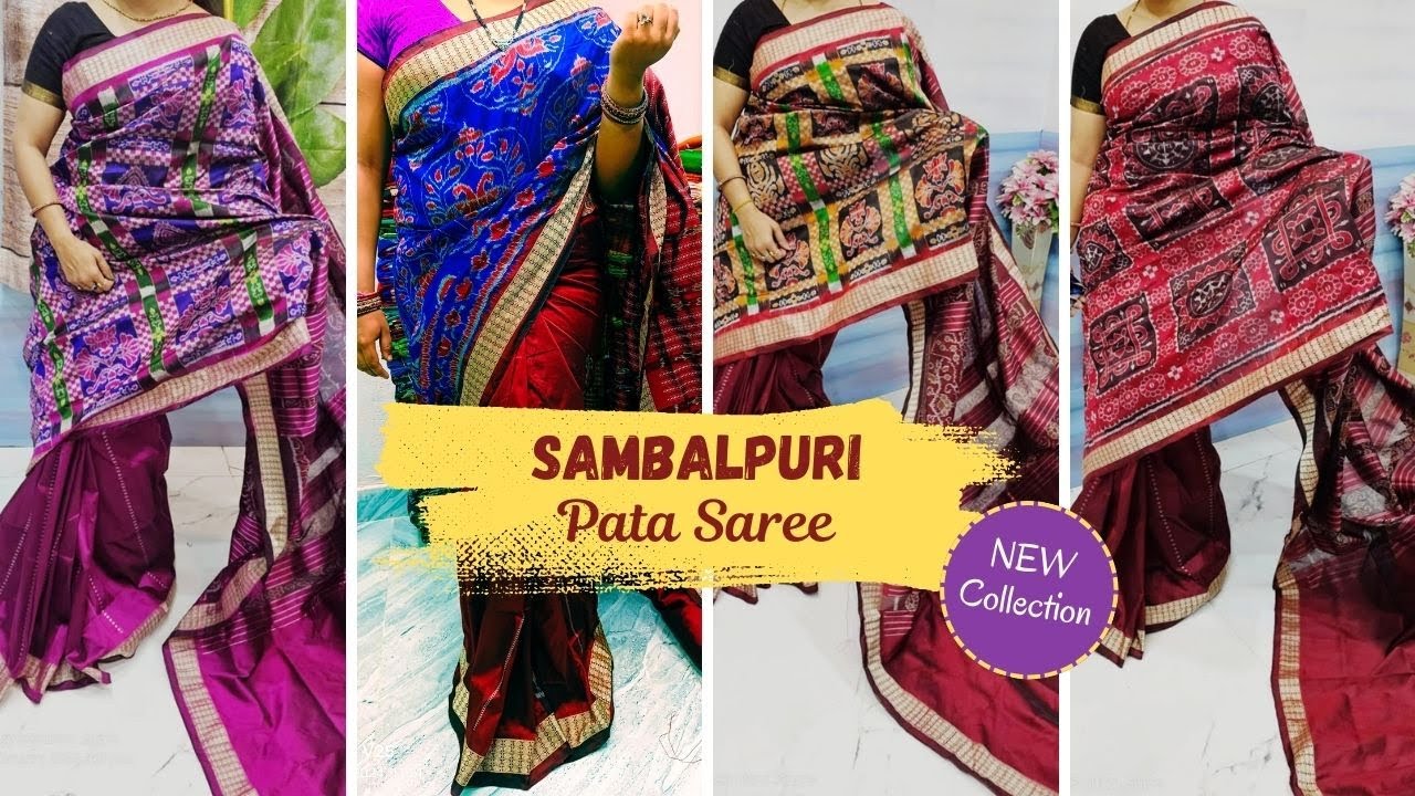 💖Hottest Patli Design Marriage Special Sambalpuri Pata Saree 💖💜 ll ...