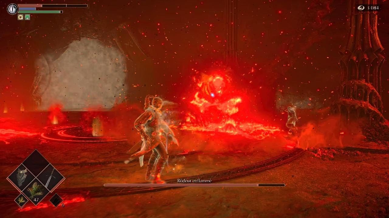 Demon's Souls Rodeur enflammé - YouTube