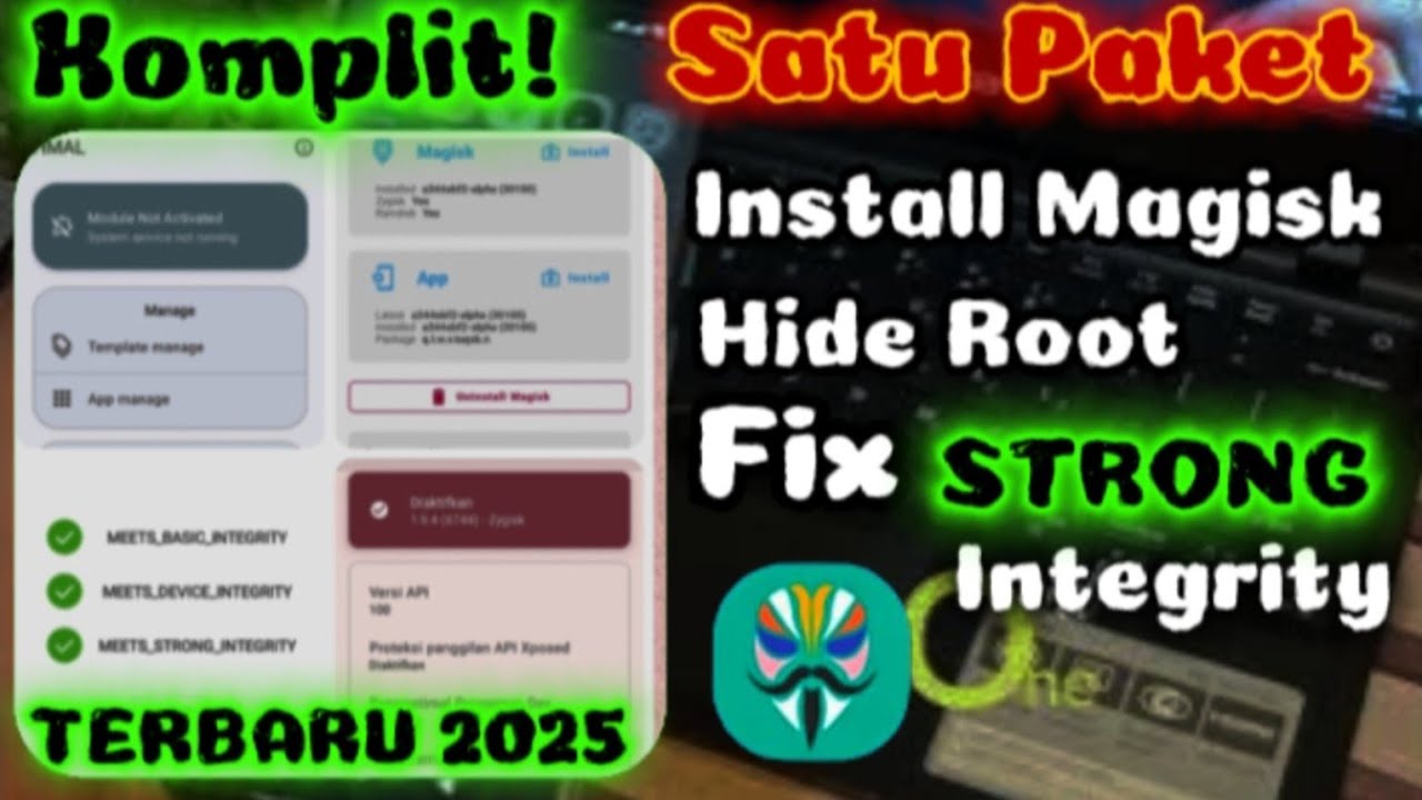 Install Magisk, Hide root (m-banking) dan fix strong Integrity - YouTube