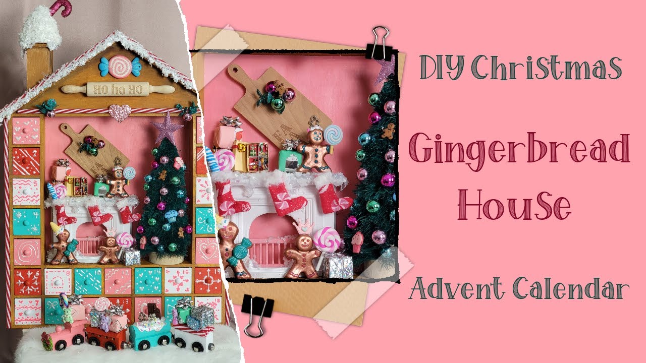 DIY Gingerbread House Advent Calendar - YouTube