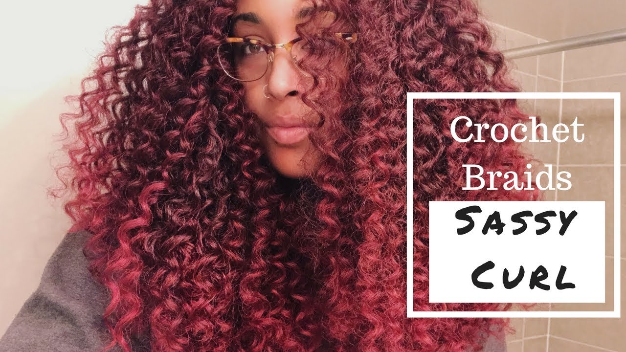 RED HAIR CROCHET! Sassy Curl | Mane Concept's Afri Naptural - YouTube