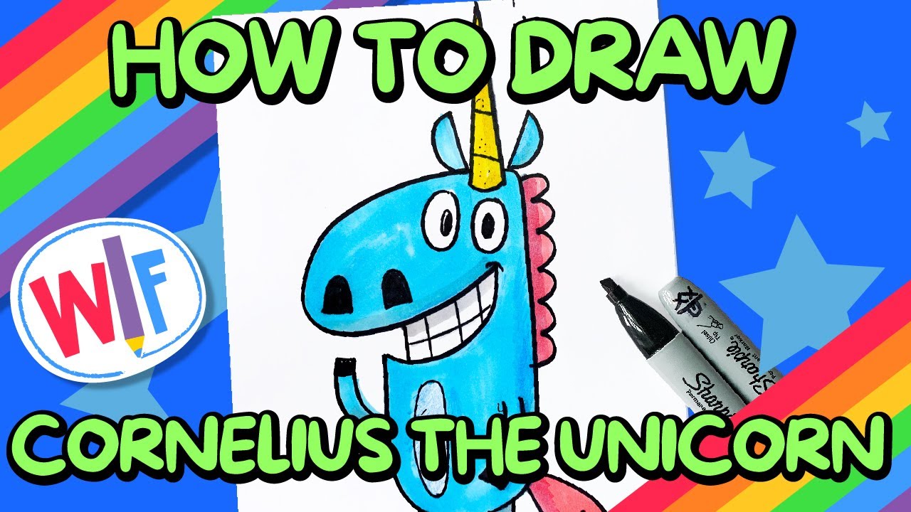 How To Draw the Unicorn Cornelius from the book It's Okay To Be A ...