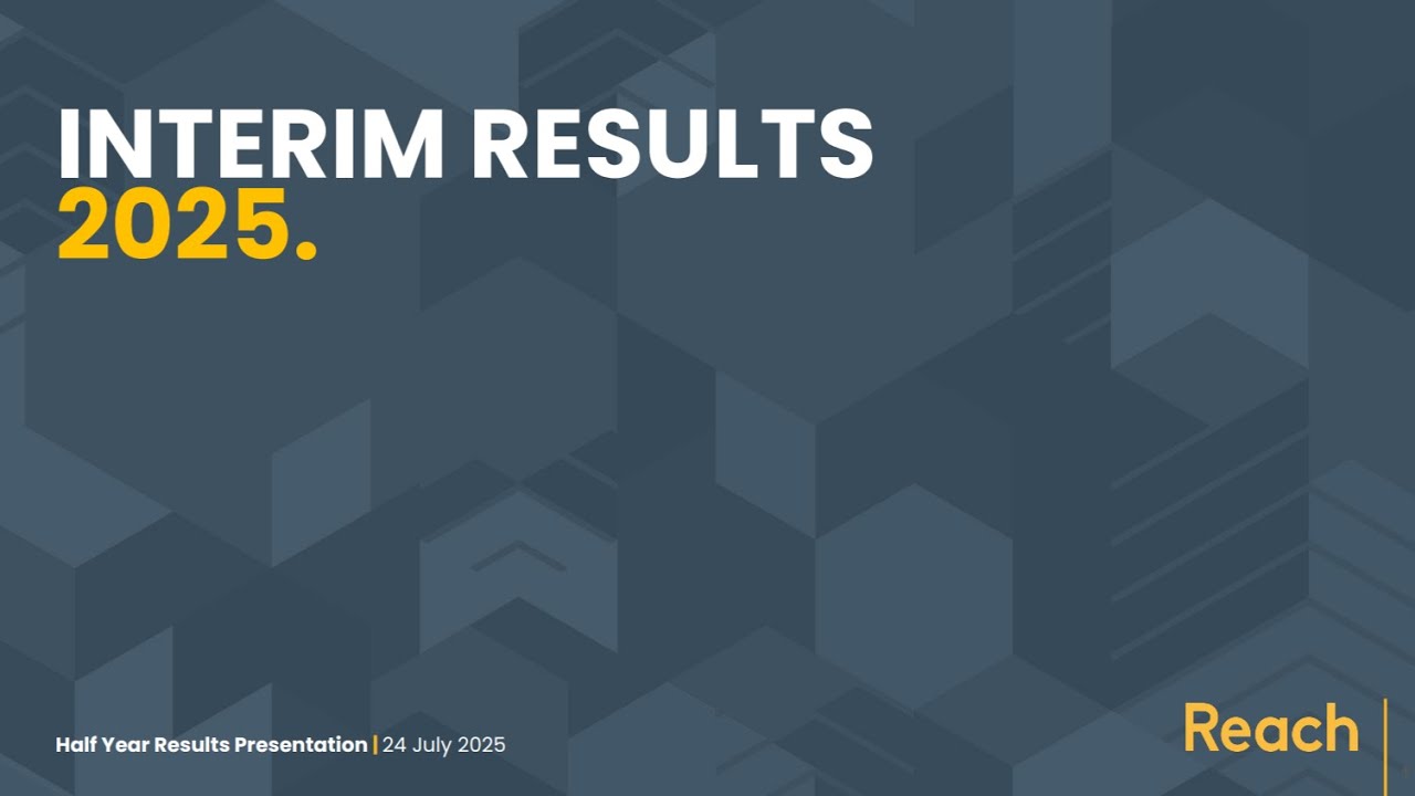 REACH PLC - Half Year Results - YouTube