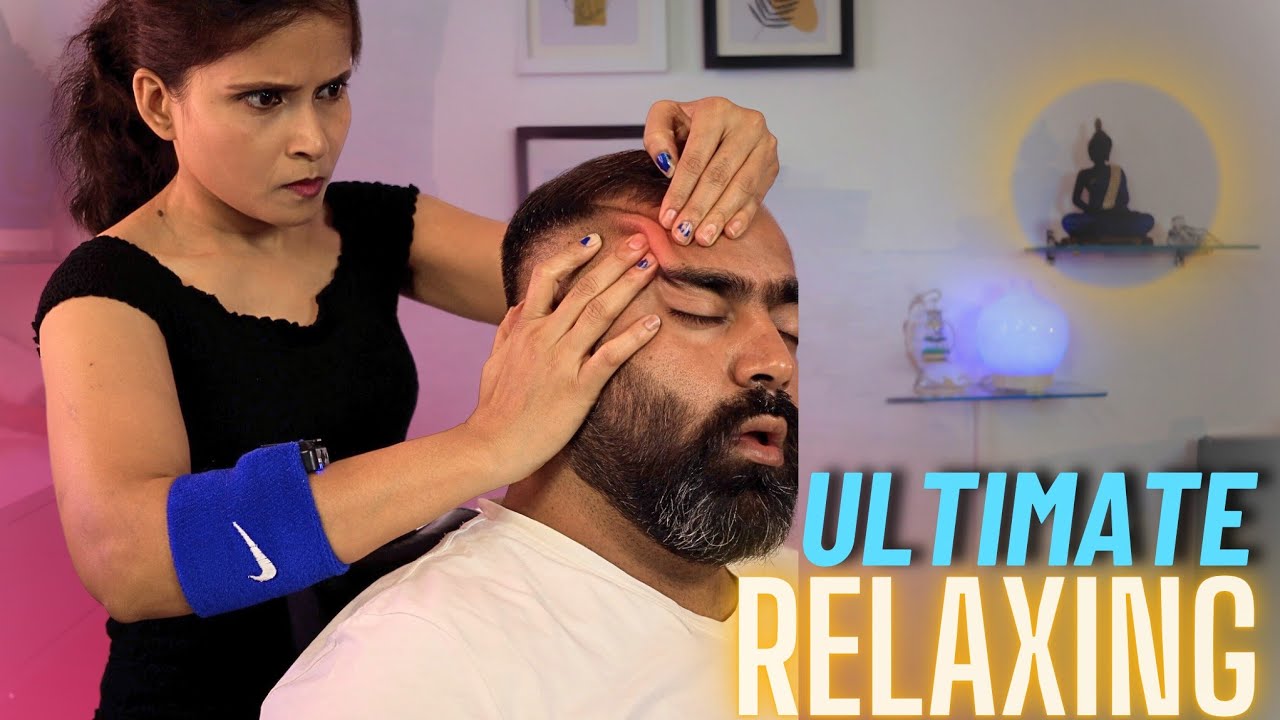 Cosmic Barber performing her world 's best sleep massage with Asmr ...