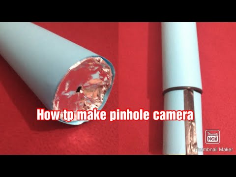 DIY How to make pinhole camera for class 6th - YouTube