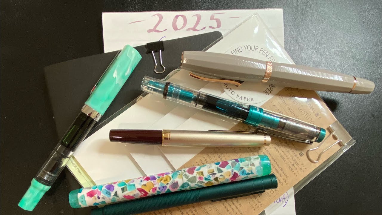 My 2025 fountain pen wishlist, goals and more! - YouTube