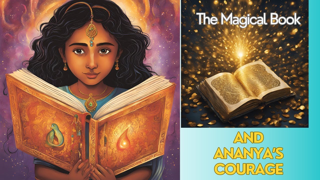 "The Magical Book and Ananya's Courage - Heartwarming Animated Story ...