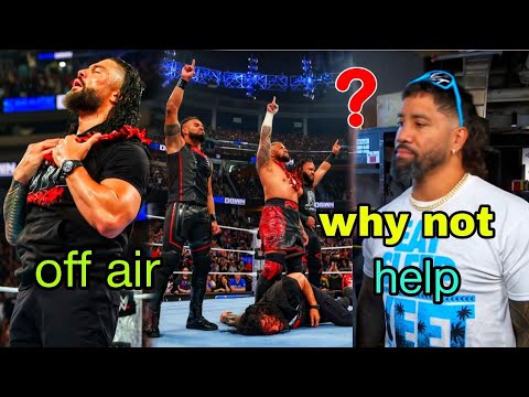 Why jey uso not help roman reigns|Roman Reigns after bloodline attack ...