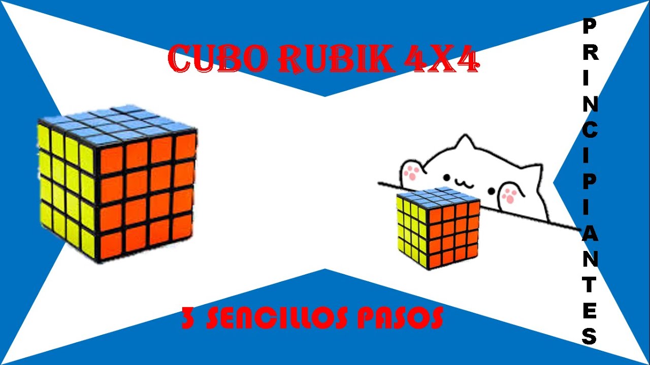 Tutorial Cubo Rubik 4x4 (Método de Principiantes) - YouTube
