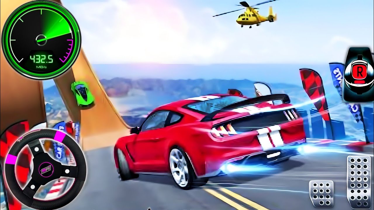 Impossible Car Stunt Tracks Simulator 3D - Crazy Ramp Car Stunt Master ...