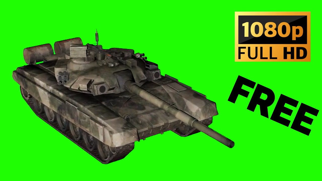 FREE T-90 Tank - Green Screen - 1080p HD! - YouTube