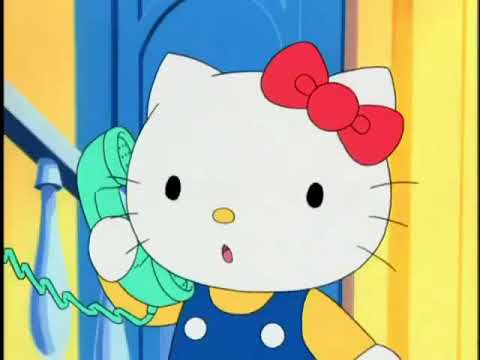Hello kitty talks on the phone - YouTube