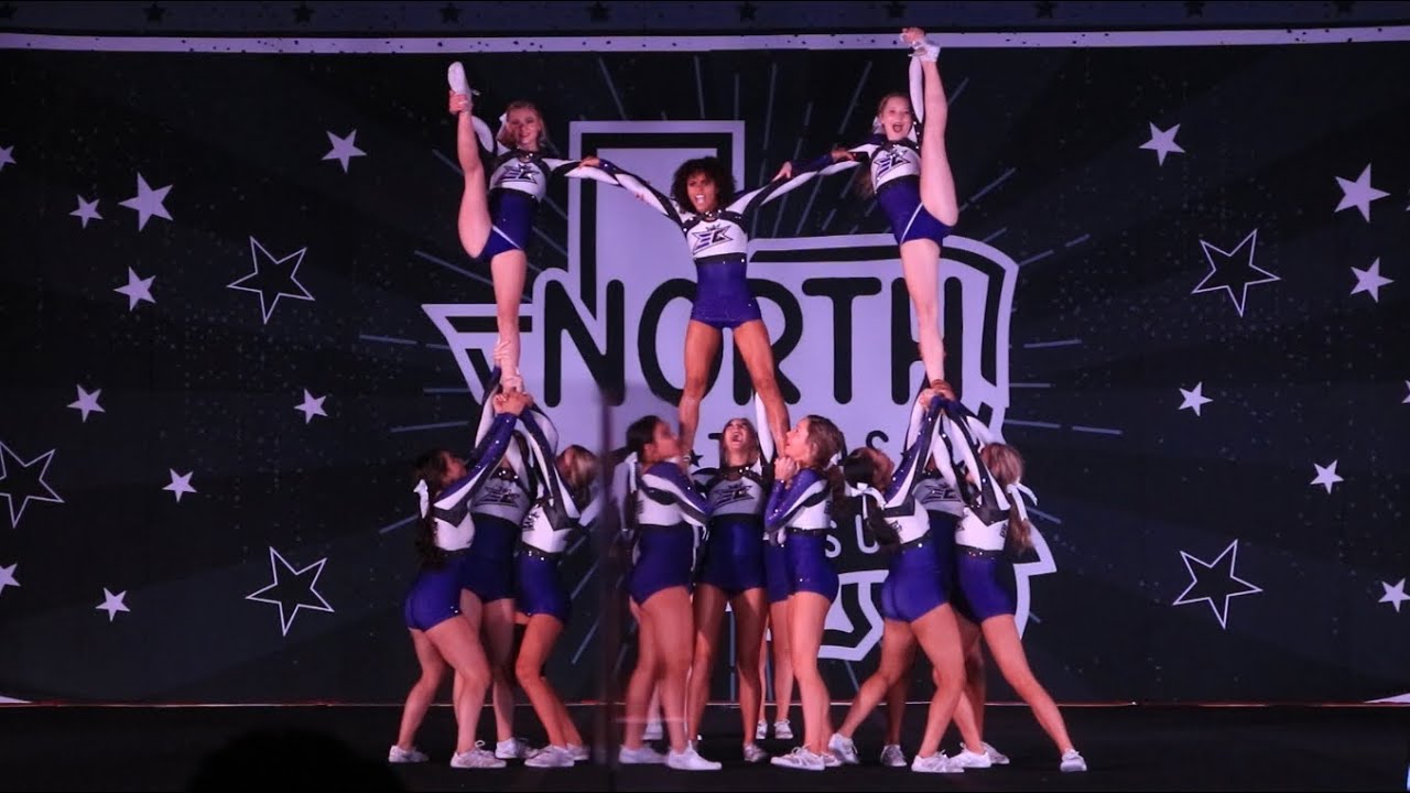 Express Cheer Exalted North Texas All Star Gyms United 2020 - YouTube