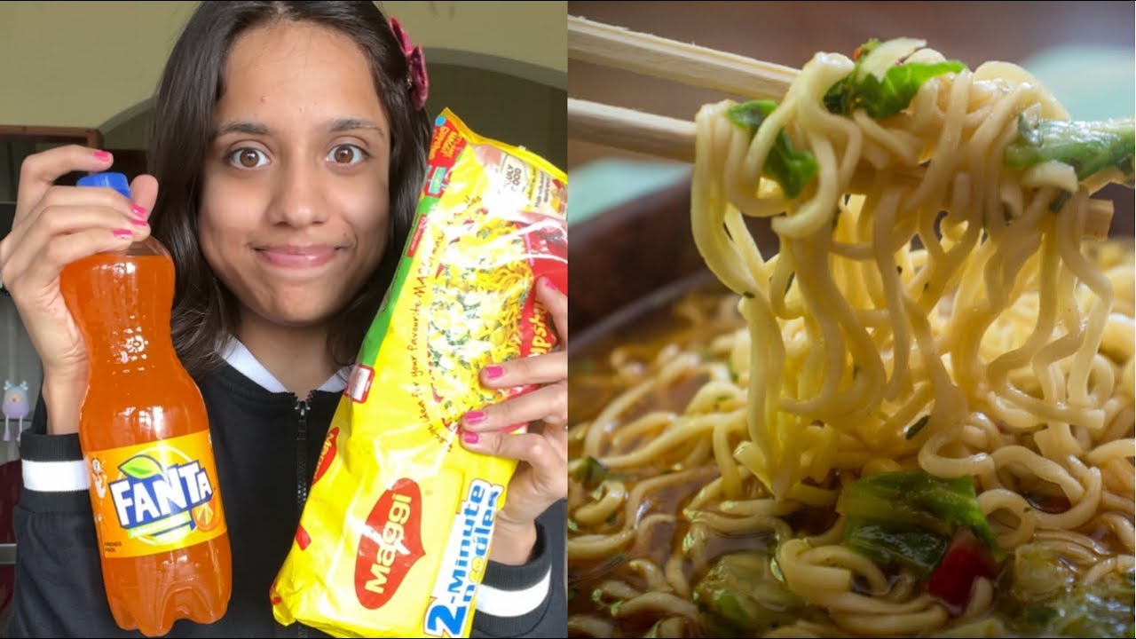 Fanta Maggi Recipe | Trying weird street food Recipes | So Saute - YouTube