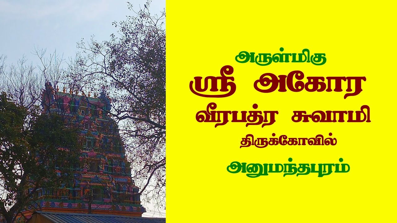 Sri Agora Veerabhadra Swamy Temple - Hanumanthapuram - YouTube