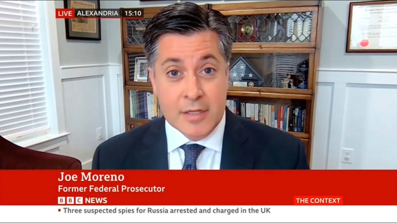 Joe Moreno Appears on BBC News to Discuss Trump Indictment in Georgia ...