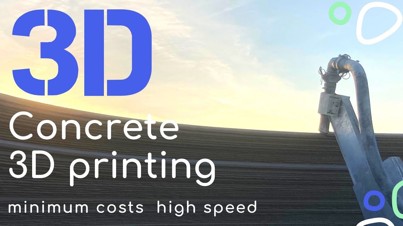 Concrete 3D printing 3D print house 3DCP - YouTube