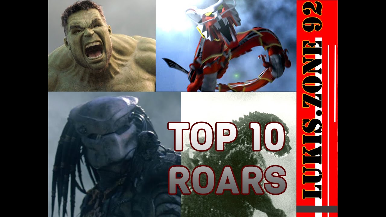 Top 10 Roars - YouTube