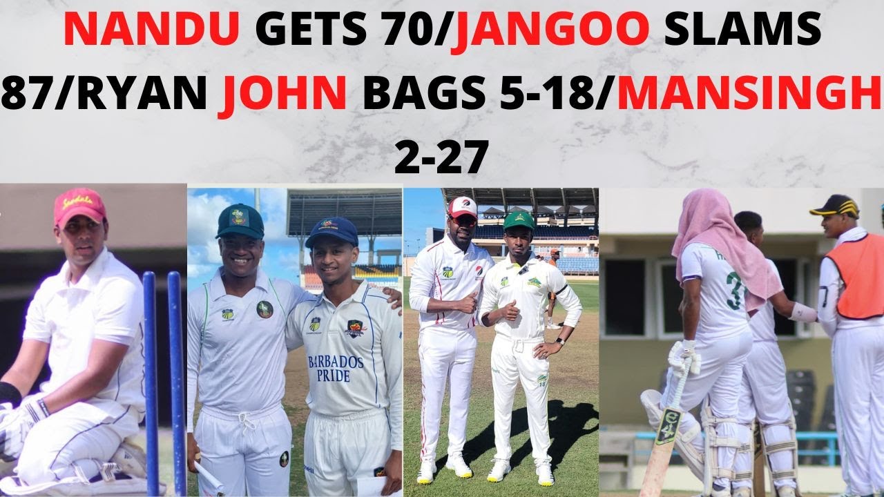 West Indies 4 day Championship round up/ Guyana vs Barbados/Jamaica vs ...