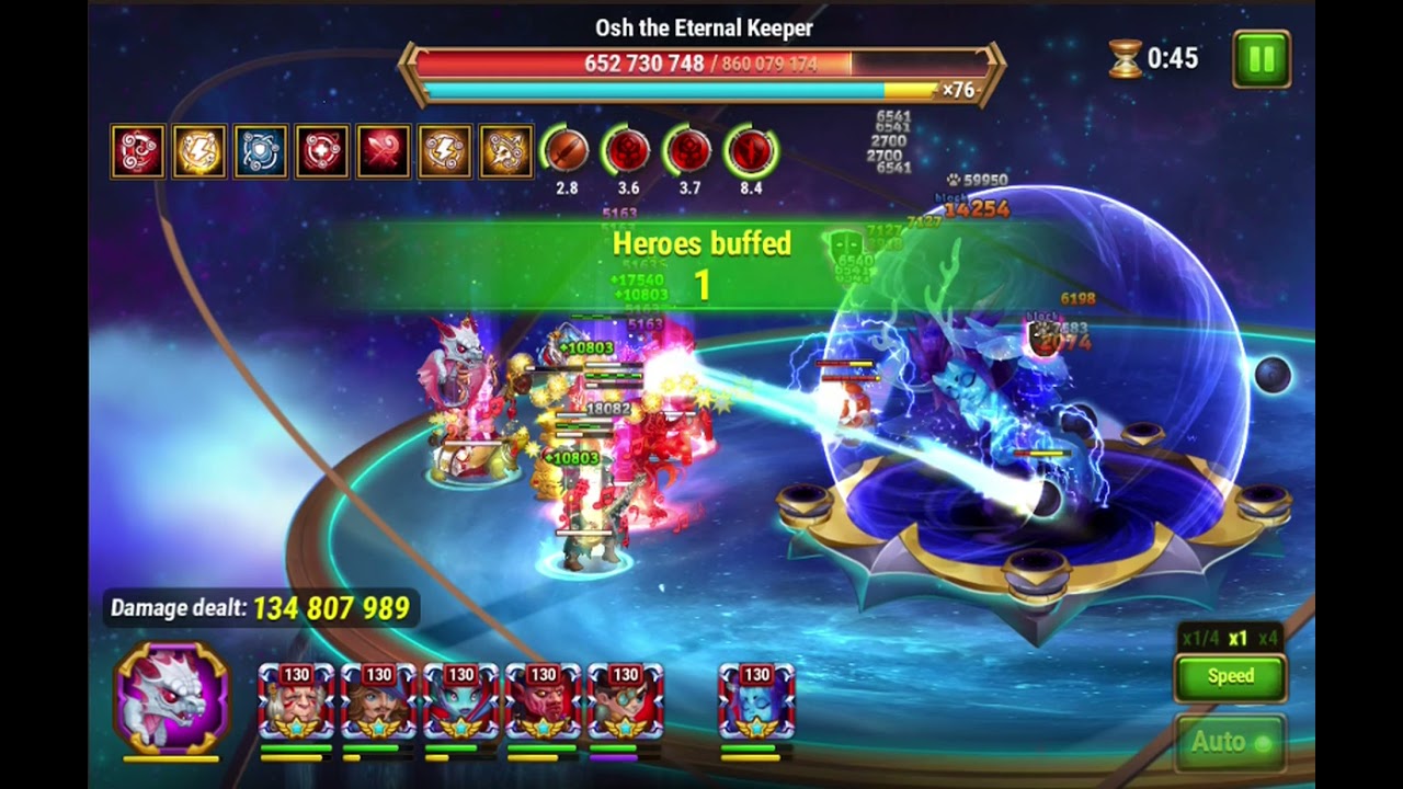 Fire and Ice sets the damage record against the Level 160 Asgard boss ...
